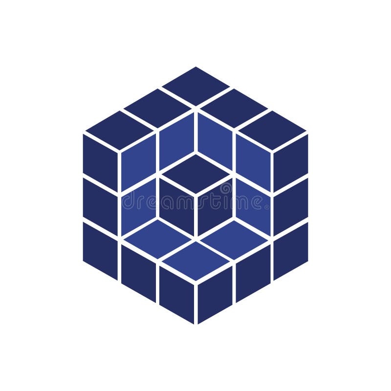 Cube Emblem 2 Logo Brand, Symbol, Design, Graphic, Minimalist.logo ...