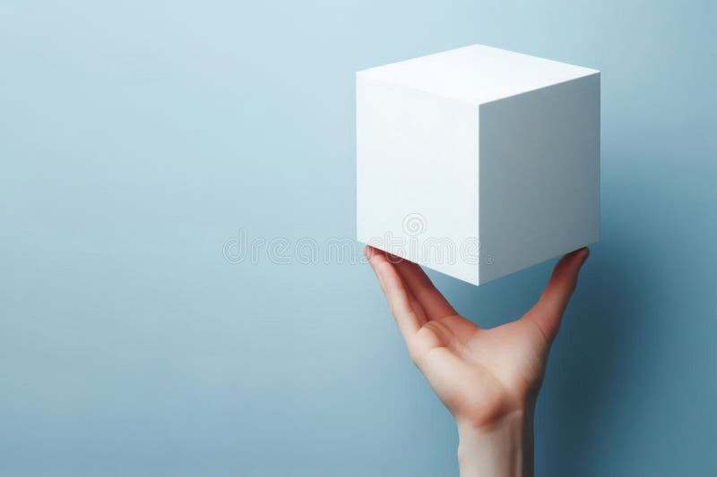 A Cube Held in the Palm of Your Hand Symbolizes Minimalism and ...