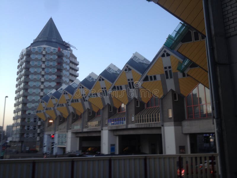 Cube houses Rotterdam editorial image. Image of houses - 102085115
