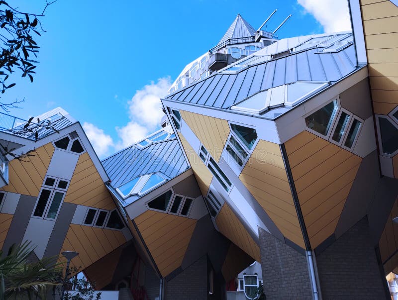 Details of the Architecture of the Cube Houses in Rotterdam ...