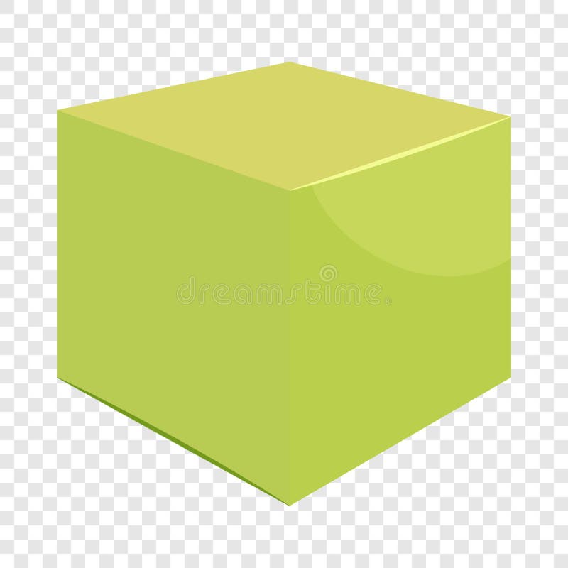 Cube icon, cartoon style stock vector. Illustration of presentation ...