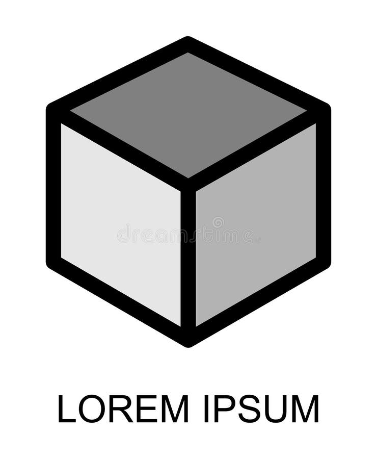 Cube Icon Graphic Design Vector, Symbol Modern Isolated Illustration ...