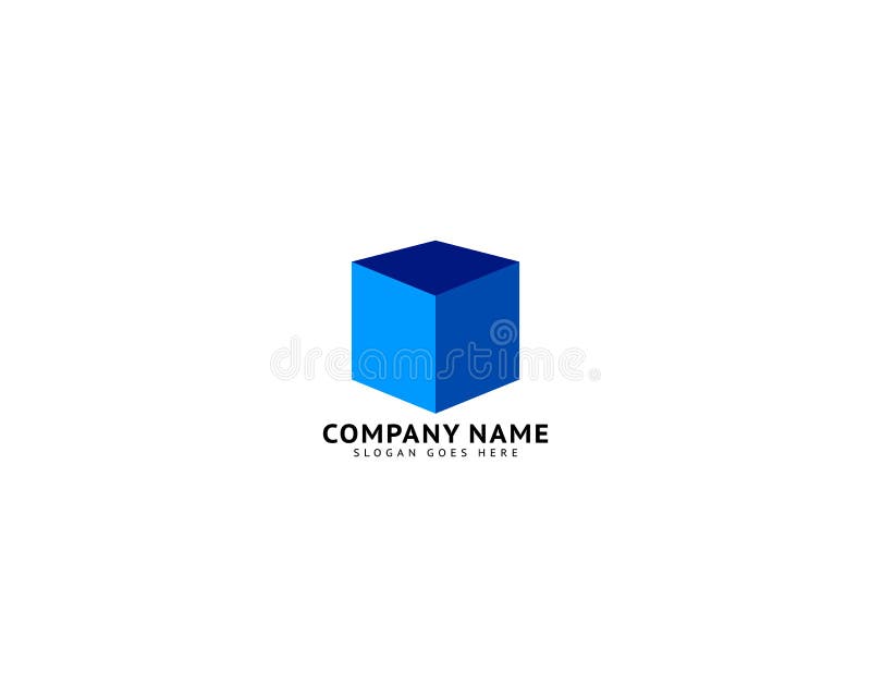 Cube Icon Vector Illustration Logo Design Element Stock Vector ...
