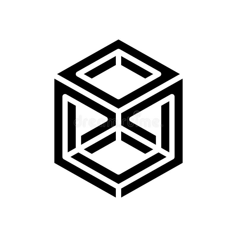 Impossible Cube Stock Illustrations – 1,673 Impossible Cube Stock ...