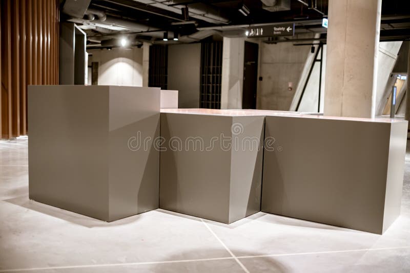 Cube in the interior editorial image. Image of decoration - 209381600