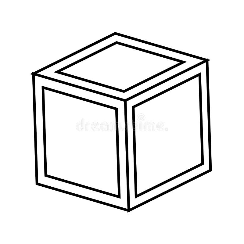 Cube Kids Toy Isolated Icon Stock Vector - Illustration of cute, play ...