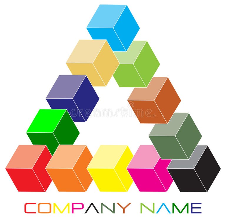 Cube Color Logo Stock Illustrations – 26,421 Cube Color Logo Stock ...
