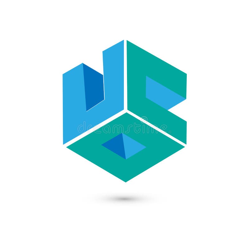 Cube Logo Concept, Vector Illustration. Flat Design Style. Cube ...