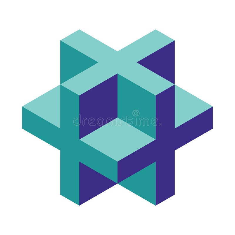 Cube Logo, Geometric Vector Design. Box Logotype Company, Trendy Techno ...