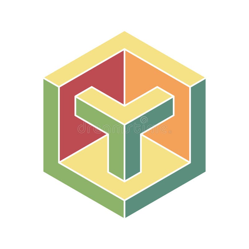 Cube Logo, Geometric Vector Design. Box Logotype Company, Trendy Techno ...