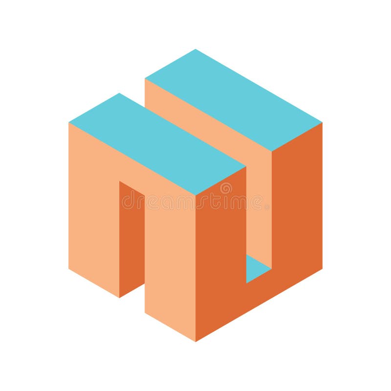 Cube Logo, Geometric Vector Design. Box Logotype Company, Trendy Techno ...