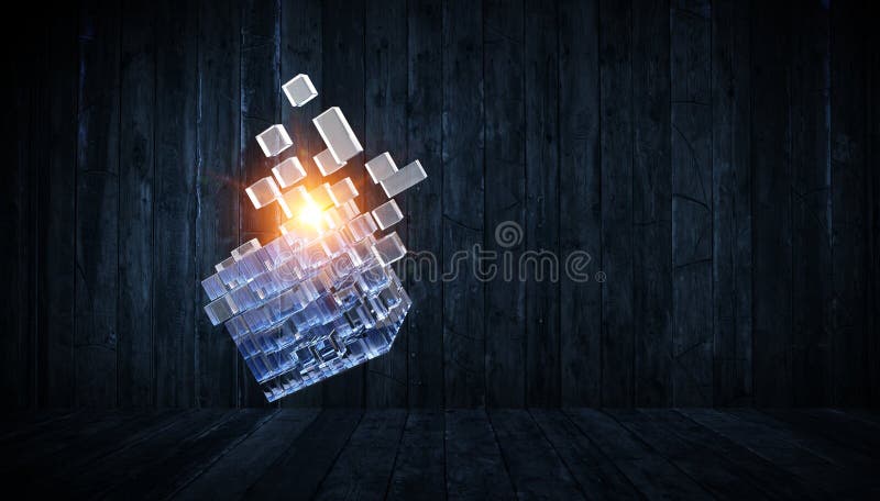 Cube Model As Symbol of Innovation Stock Photo - Image of blocks, cubes ...