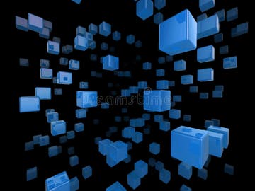 Cube network stock illustration. Illustration of isolated - 10894844