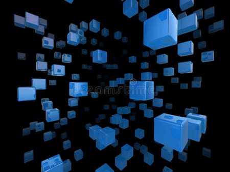 Cube network stock illustration. Illustration of isolated - 10894844