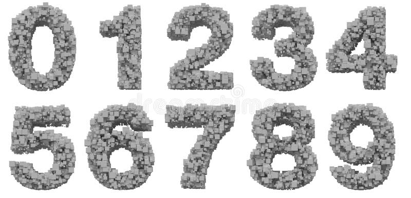 Cube Numbers Picture. Image: 6553938