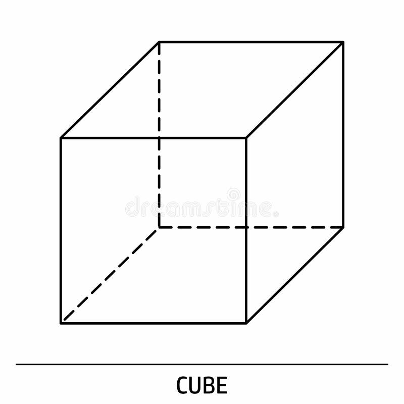 Cube Outline Stock Illustrations – 29,604 Cube Outline Stock ...