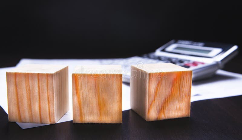 Cube paper calculator stock photo. Image of isolated - 141729614