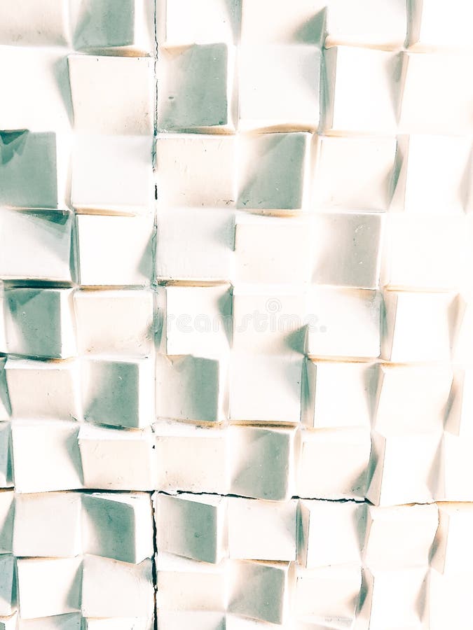 Cube Pattern Background with Natural Crack, Stock Image - Image of ...