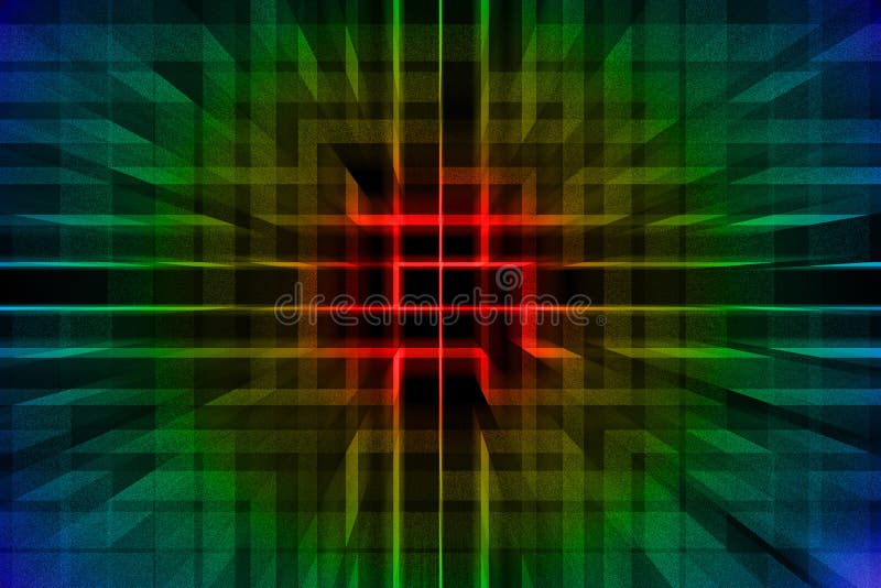 Cube Radial Depth Movement Technology Sense Poster Abstract Background ...