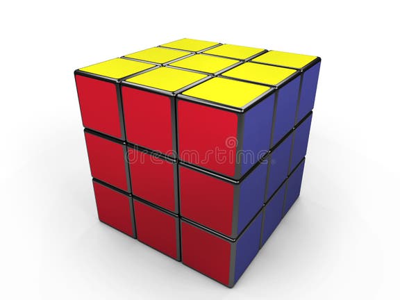 Cube rubik editorial image. Illustration of display, path - 35255030