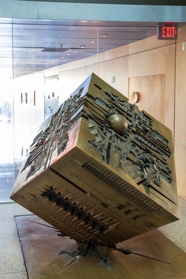 A Cube Sculpture at the Burton Barr Central Library is the Central ...