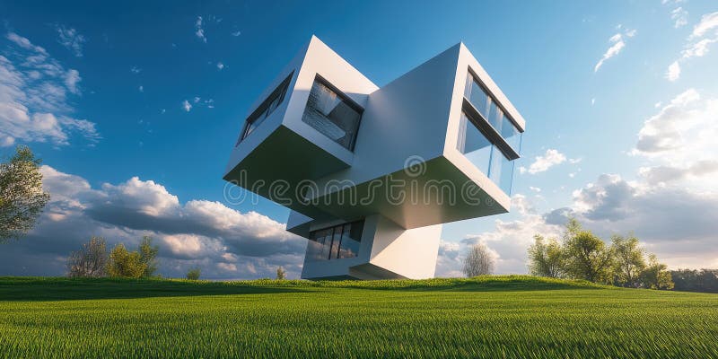 A CubeShaped Building that Appears To Defy Gravity for Modern ...