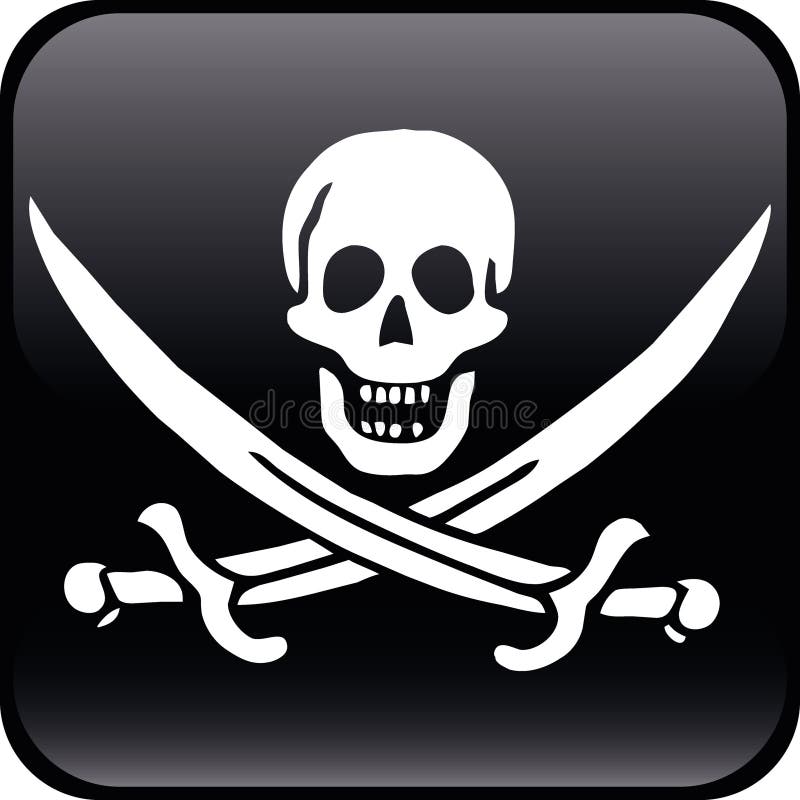 Cube Flag of JACK RACKHAM (PIRATE FLAG) Stock Vector - Illustration of ...