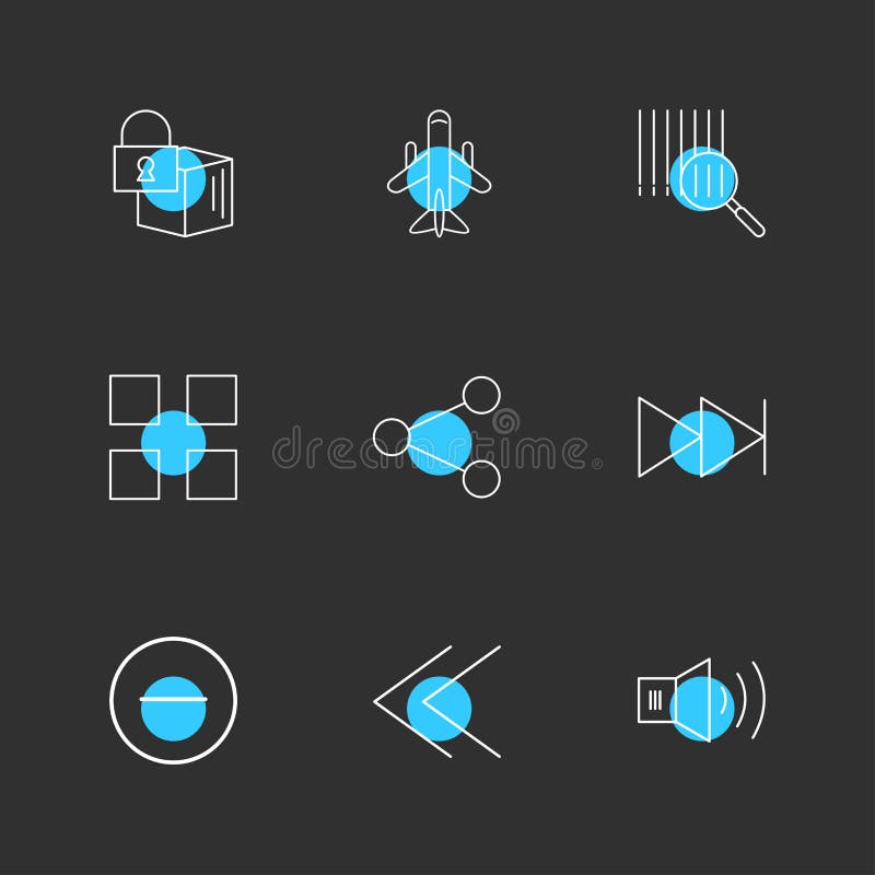 Cube , Share , Blocks , Speaker, User Interface Icons , Arrows Stock ... Cube , Share , Blocks , Speaker, User Interface Icons , Arrows Stock ...