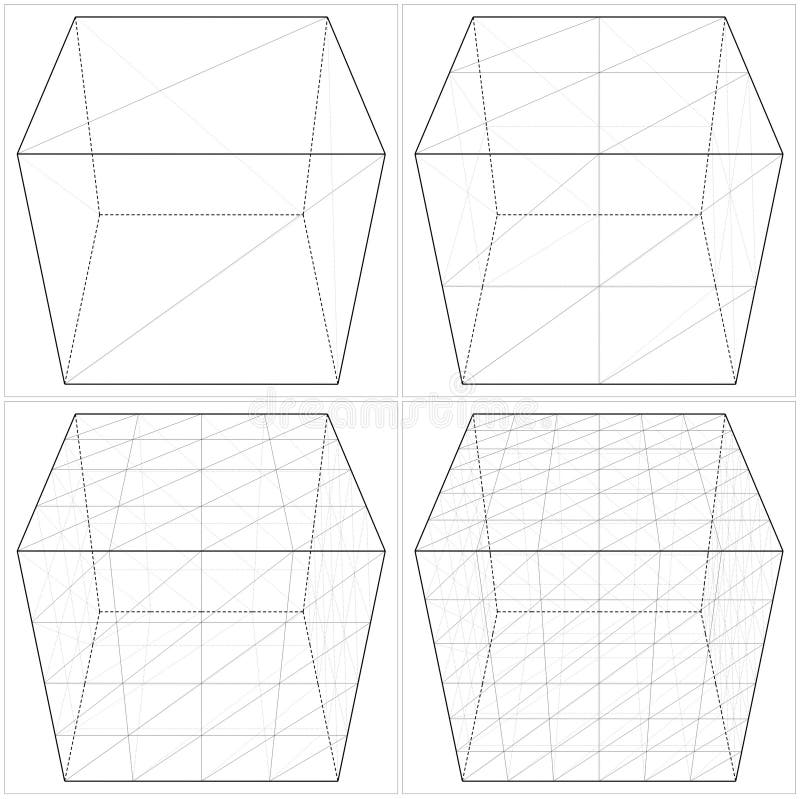 Cube from the Simple To the Complicated Shape Vector 05 Stock Vector ...