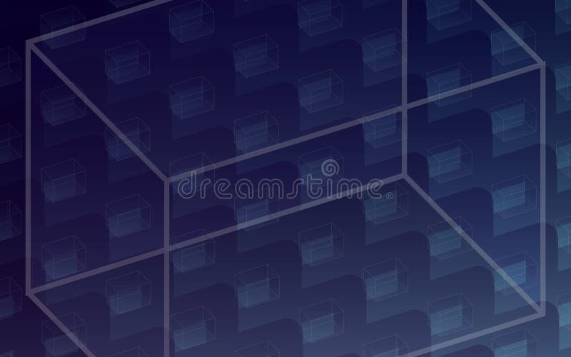 CUBE stock vector. Illustration of abstract, simple, cube - 91468901