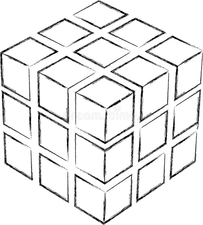 Sketch Cube Stock Illustrations 9 601 Sketch Cube Stock Illustrations