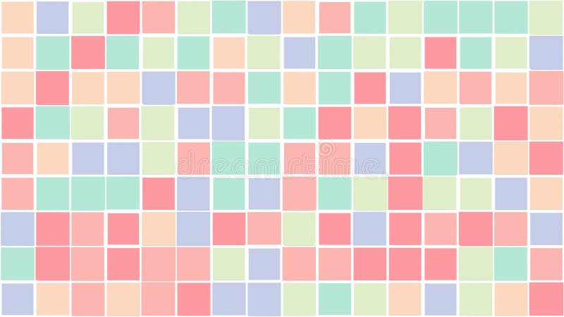 Cube Square Box Grid Tile with Soft Light Sky Blue Background for Use ...