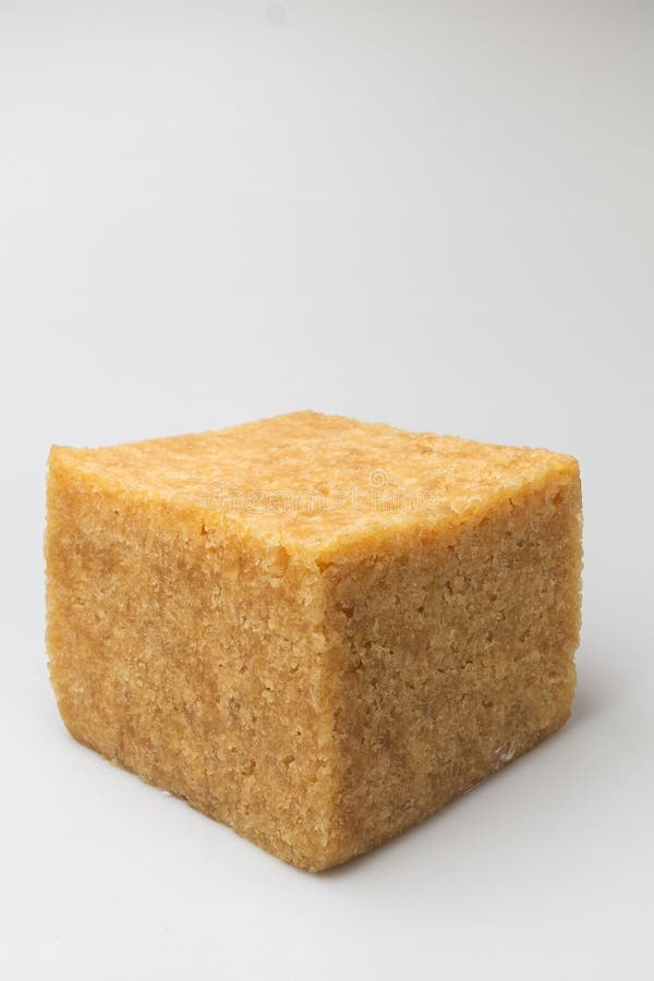 Cube Synthetic Rubber Sample on a White Background Stock Image - Image ...