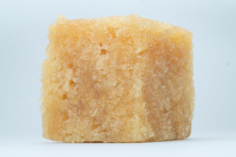 Cube Synthetic Rubber Sample on a White Background Stock Image - Image ...