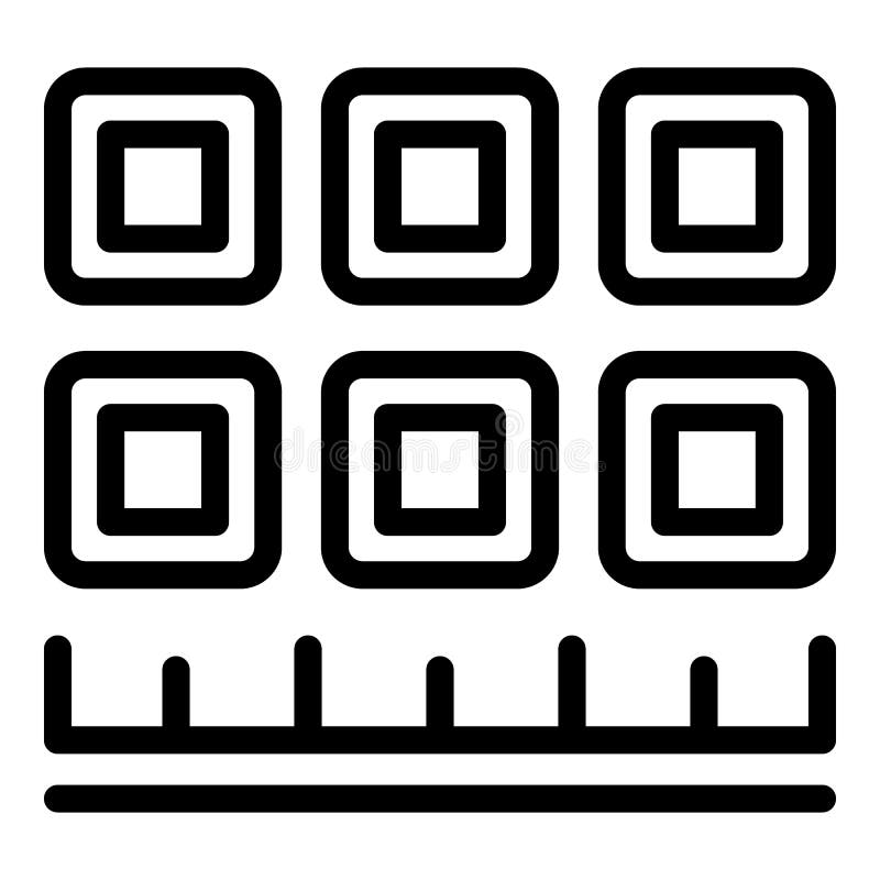 Cube Tile Icon Outline Vector. Ceramic House Stock Vector ...