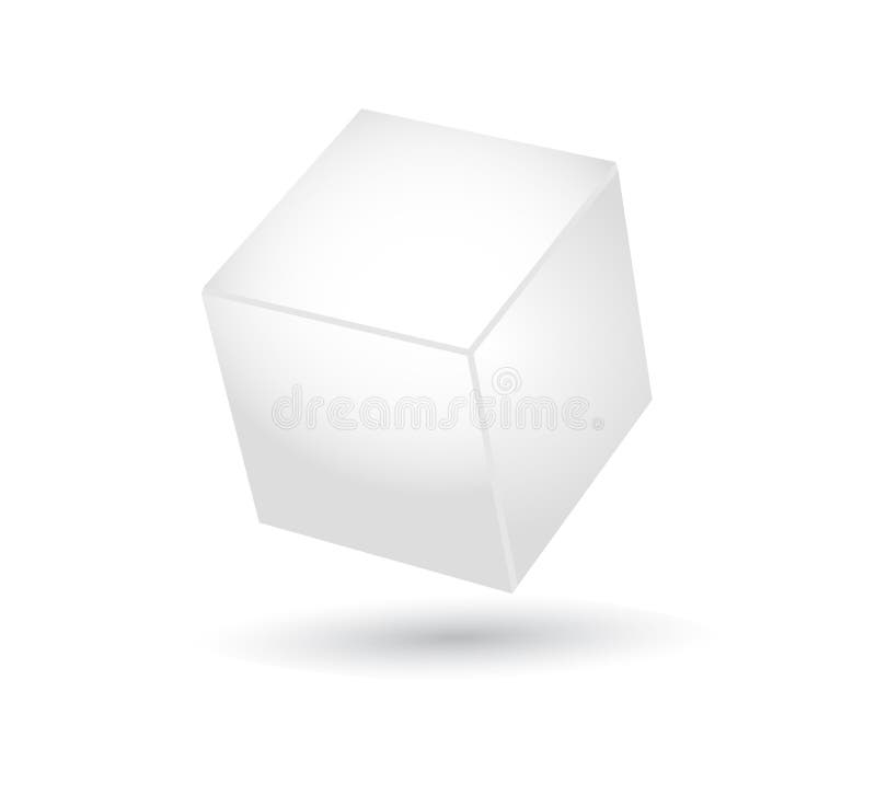 3D Cube. Vector Illustration Stock Illustration - Illustration of ...
