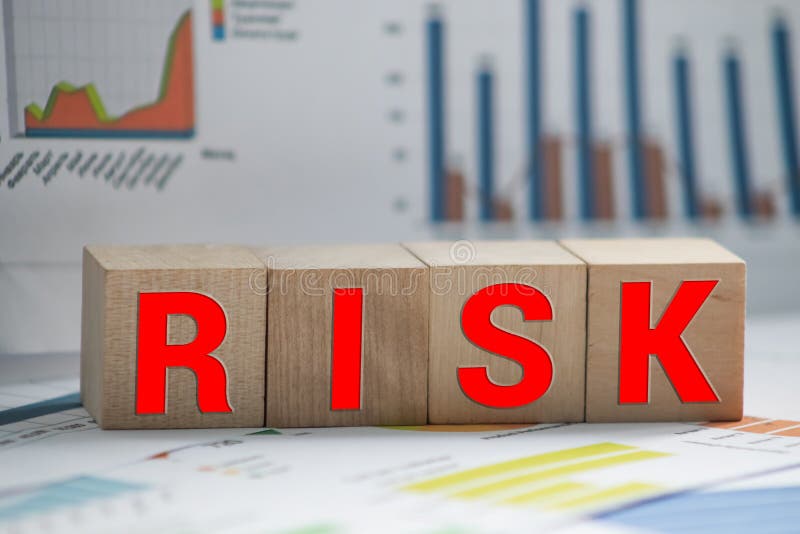 Word RISK on Red Torn Paper. Concept of Risk and Danger in Business ...