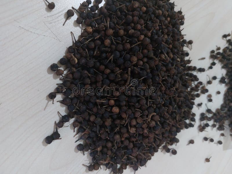 Cubeb Pepper, a Native Indonesian Spice Stock Photo - Image of ...