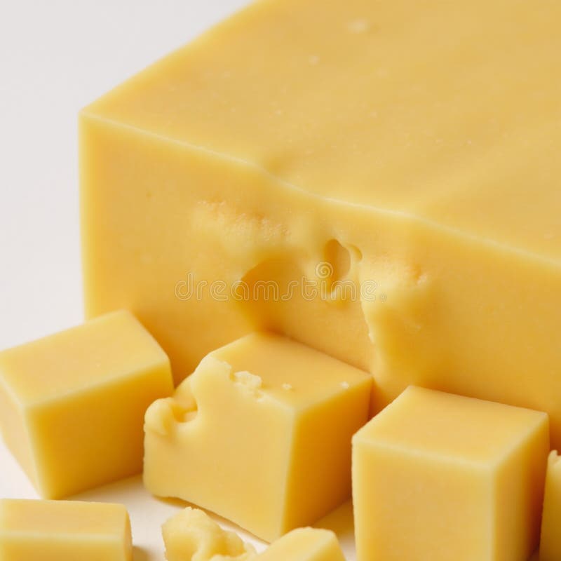 Cubed Cheddar Dairy Cheese Portion Concise Description for Block Cheese ...