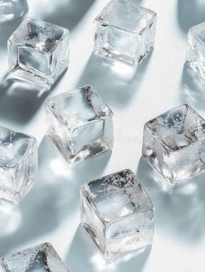 Cubed Ice Blocks stock photo. Image of cold, cooling - 362960114