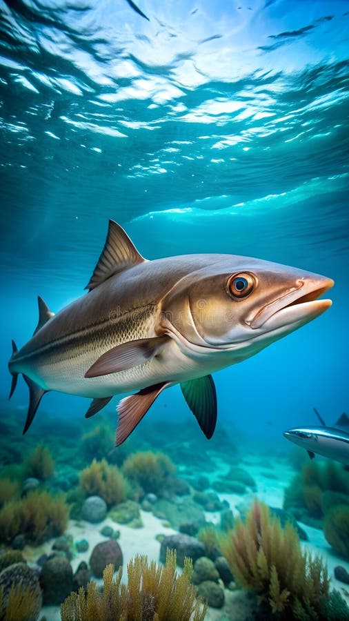 Cubera Snapper Fish Lies Island Stock Illustration - Illustration of ...