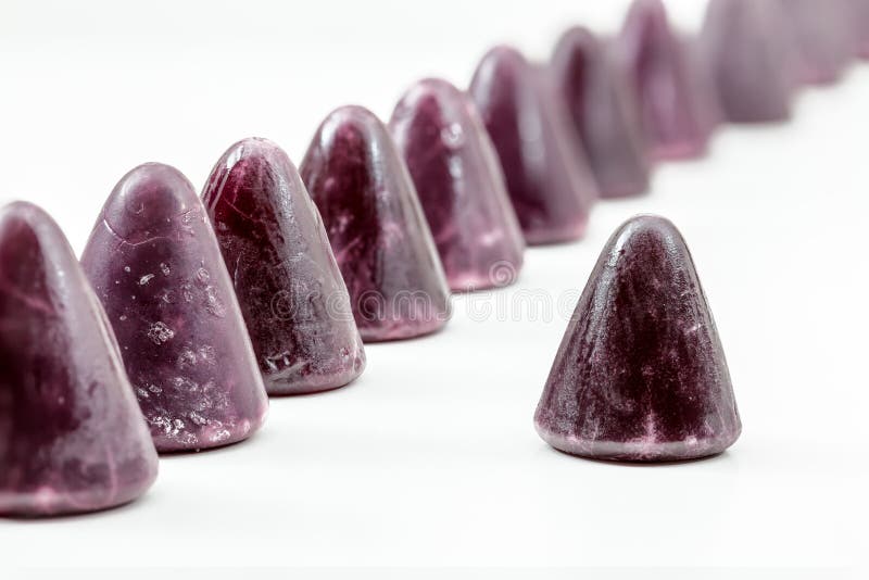 A Cuberdon, a Cone Shaped Belgian Famous Candy Stock Photo - Image of ...