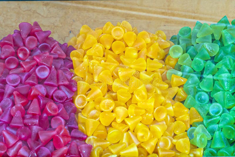 A Cuberdon, a Cone Shaped Belgian Famous Candy Stock Photo - Image of ...