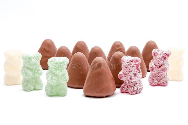 The cuberdons chocolate stock photo. Image of chapeau - 70407516