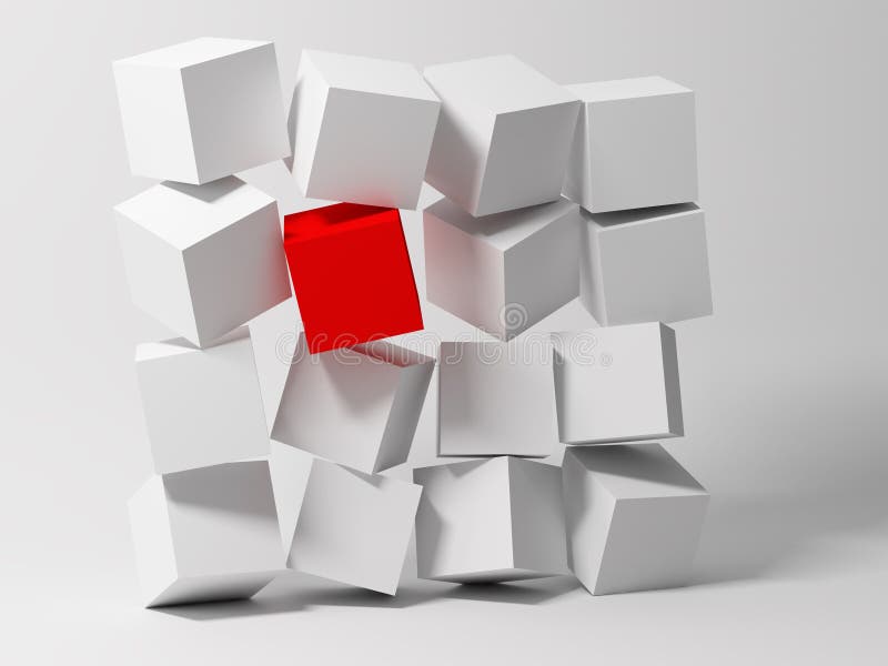 Set of cube buttons stock vector. Illustration of cubic - 6072467