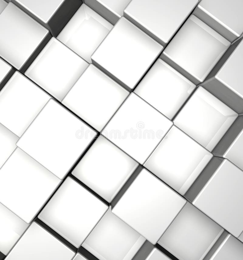 Abstract Cube Design Room Interior Architecture Background Stock ...