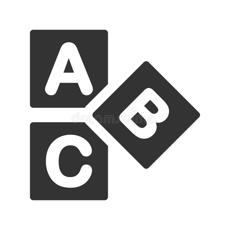 Cubes blocks Icon stock vector. Illustration of meticulously - 294259002