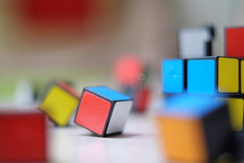 Cubes of Different Colors ,Rubik`s Cube Editorial Photography - Image ...
