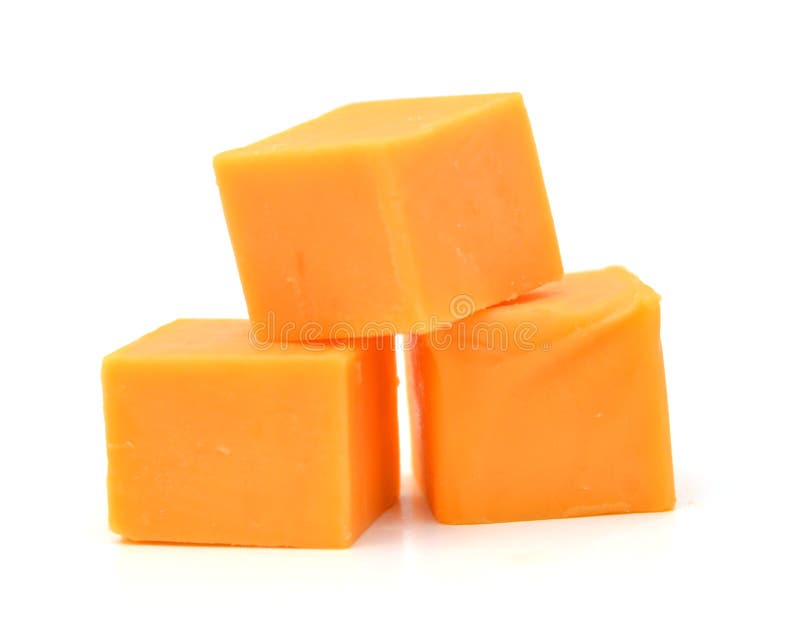 Cubes En Fromage De Cheddar Image stock - Image du indicateur ...