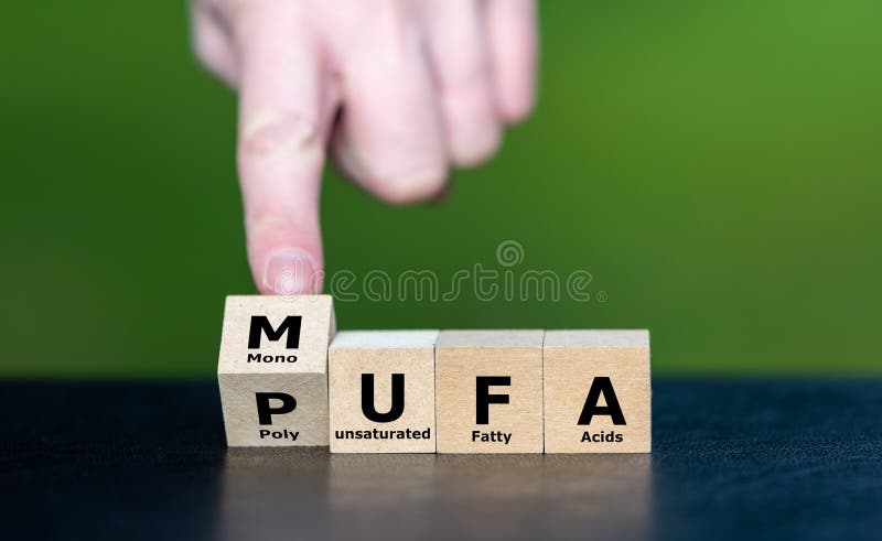 Cubes Form the Acronym MUFA and PUFA Stock Photo - Image of avocado ...